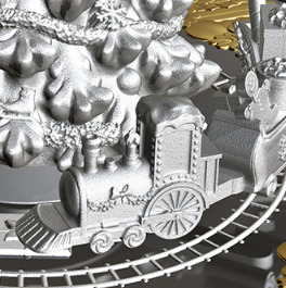 Canada 2020 50$ Christmas Train Tree 5 oz Pure Silver Coin #1 | MA-Shops
