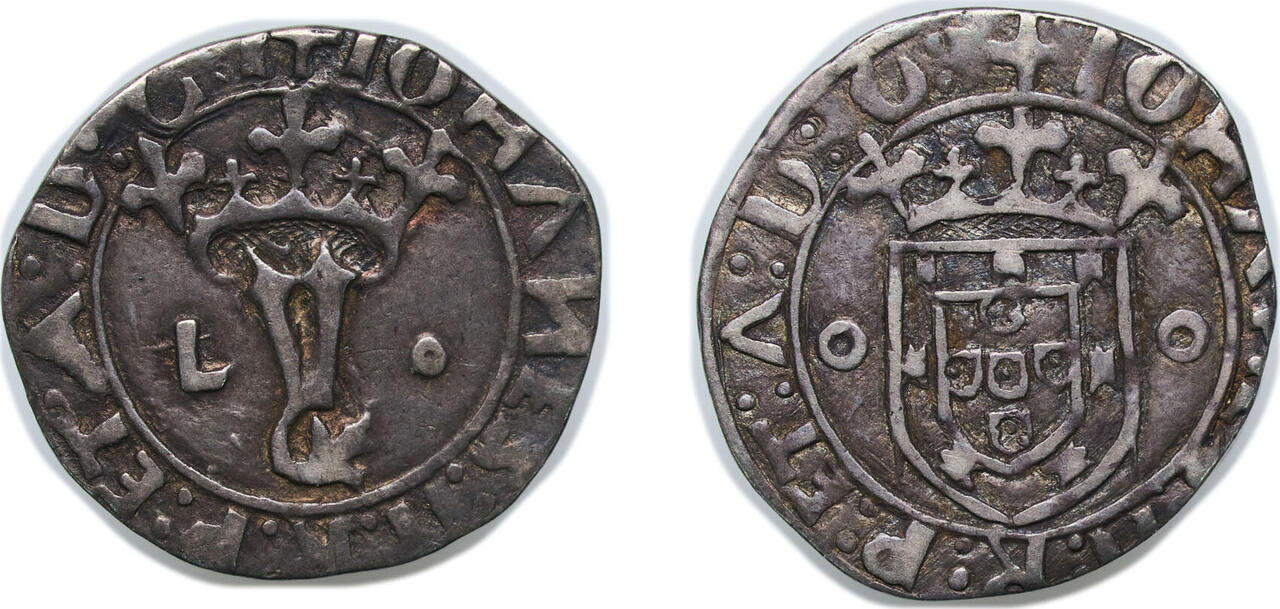 1 Vintem ND (1490-1495) L-º Lisbon Mint Portugal Kingdom ND (1490-1495 ...