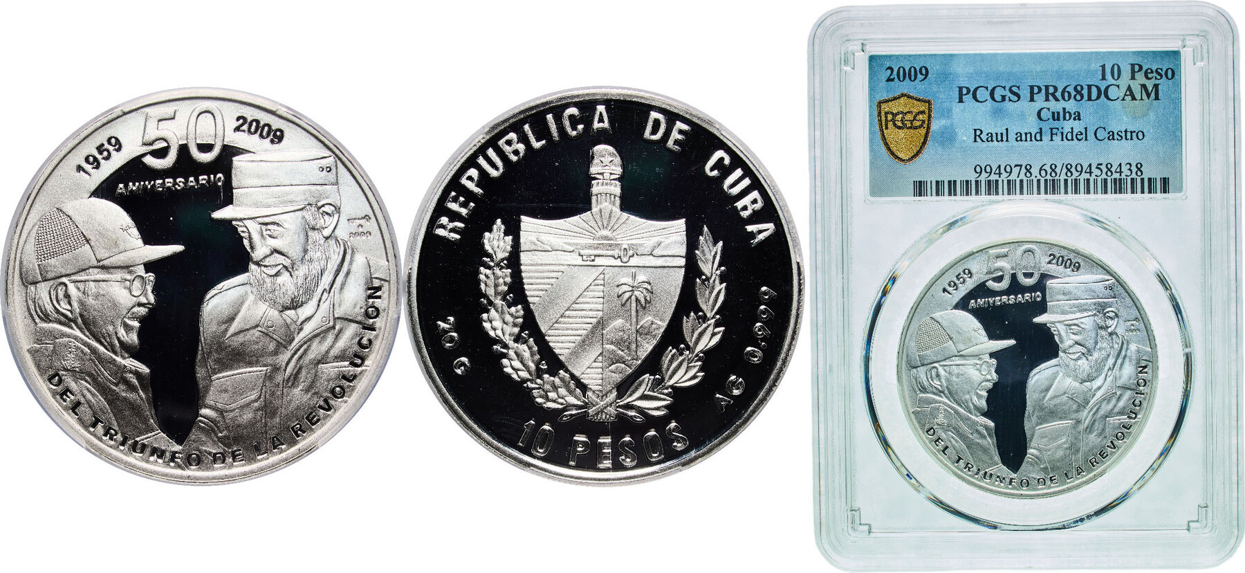 2009 Empresa Cubana de Acuñacion Cuba Second Republic 2009 10 Pesos ...