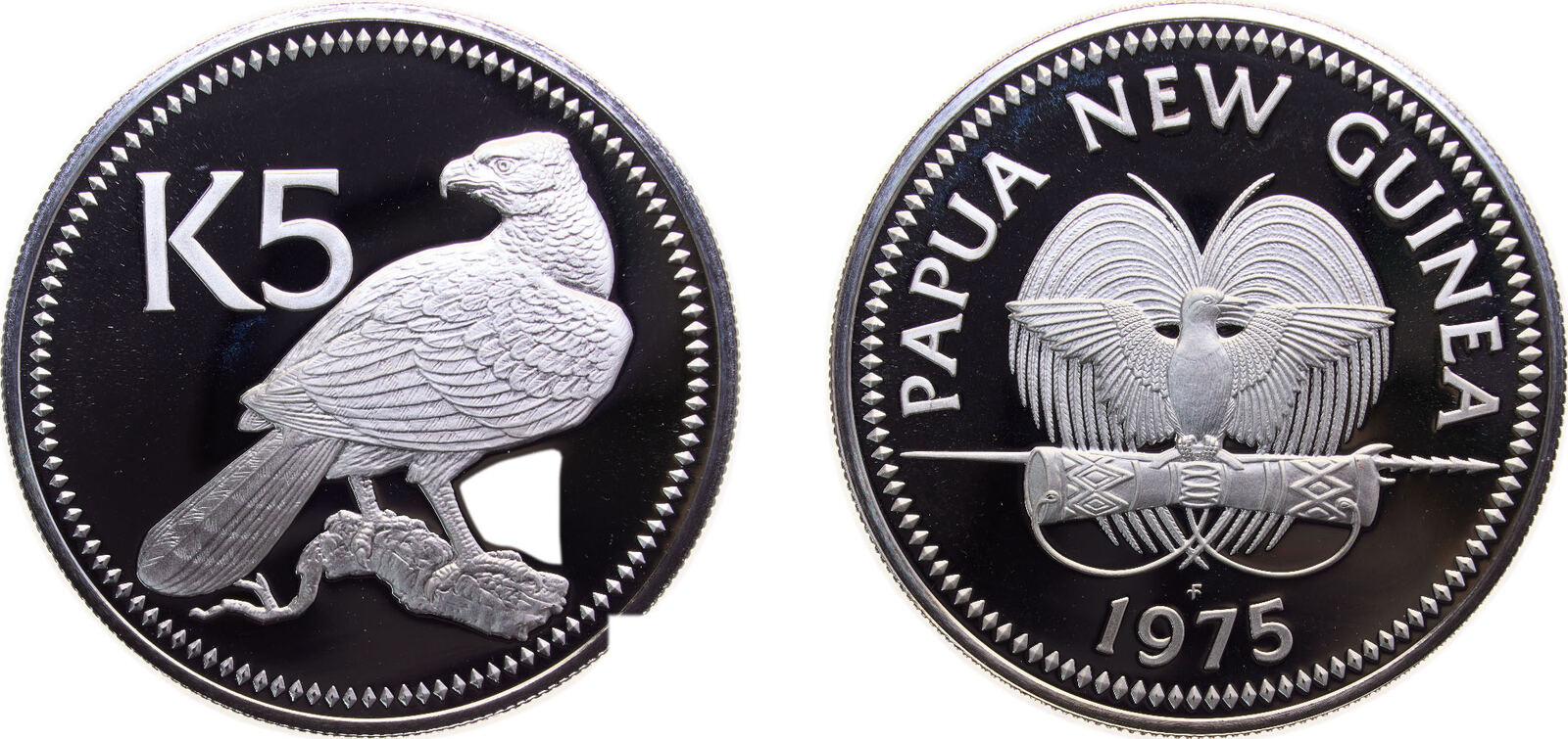 1975 FM The Franklin Mint Papua New Guinea Constitutional Monarchy 1975 ...