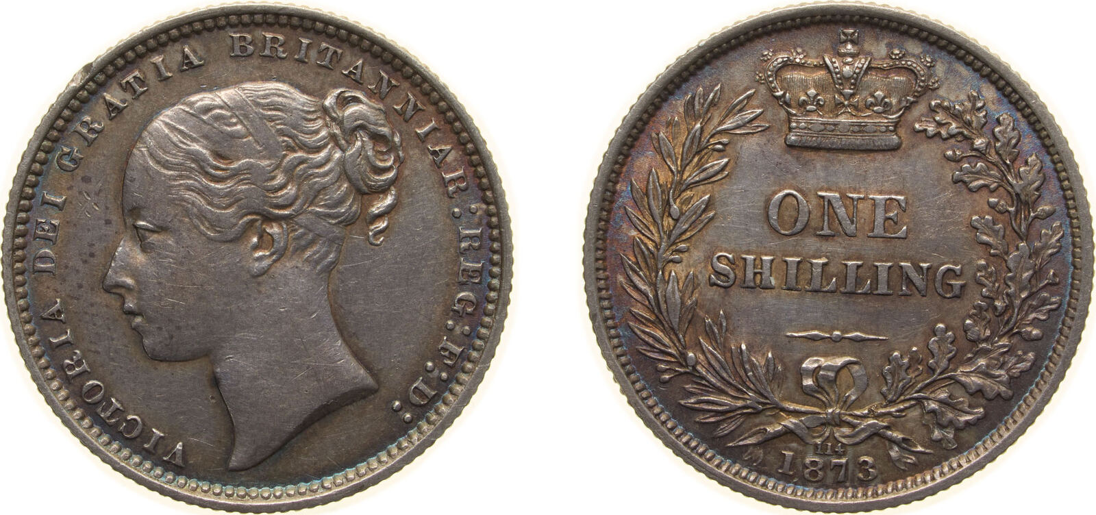 Great Britain United Kingdom 1873 1 Shilling - Victoria (1st portrait ...