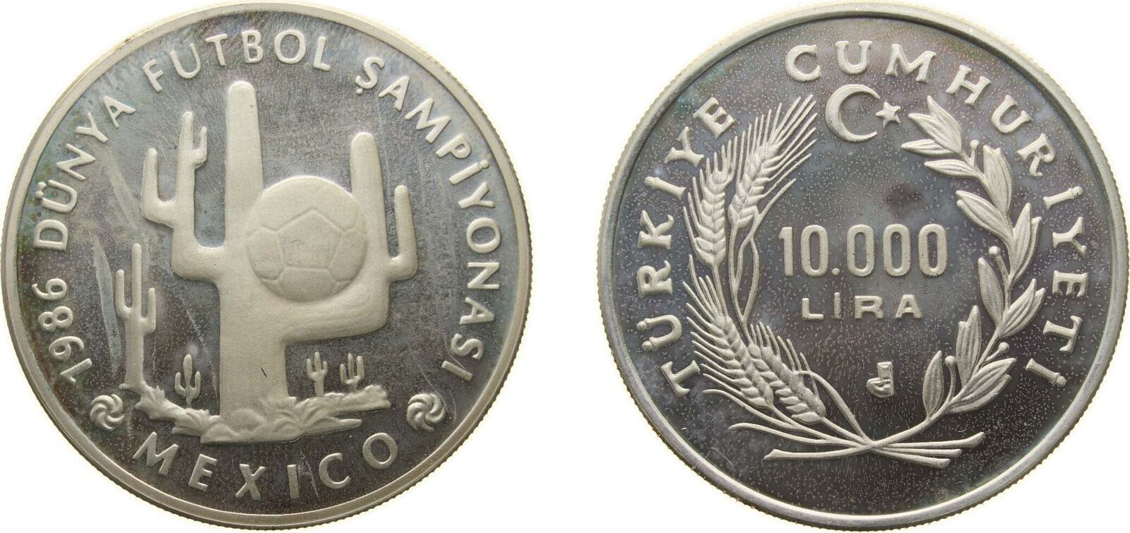 10.000 Lira 1986 Turkish State Mint Turkey Republic 1986 10000 Lira ...