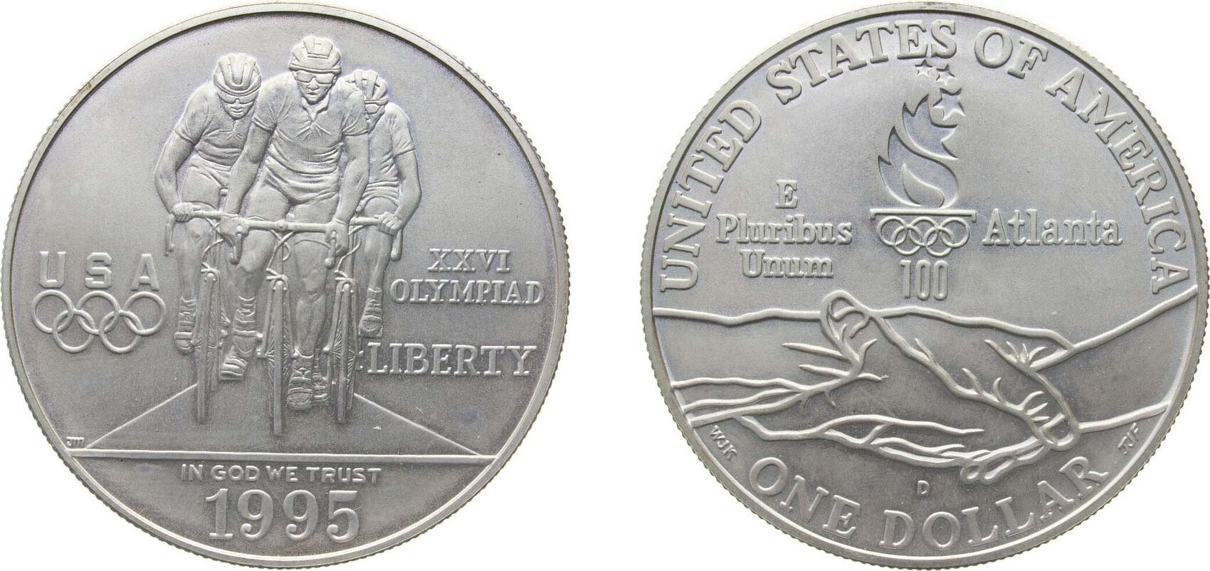 1995 D Denver Mint United States Federal republic 1995 D 1 Dollar ...