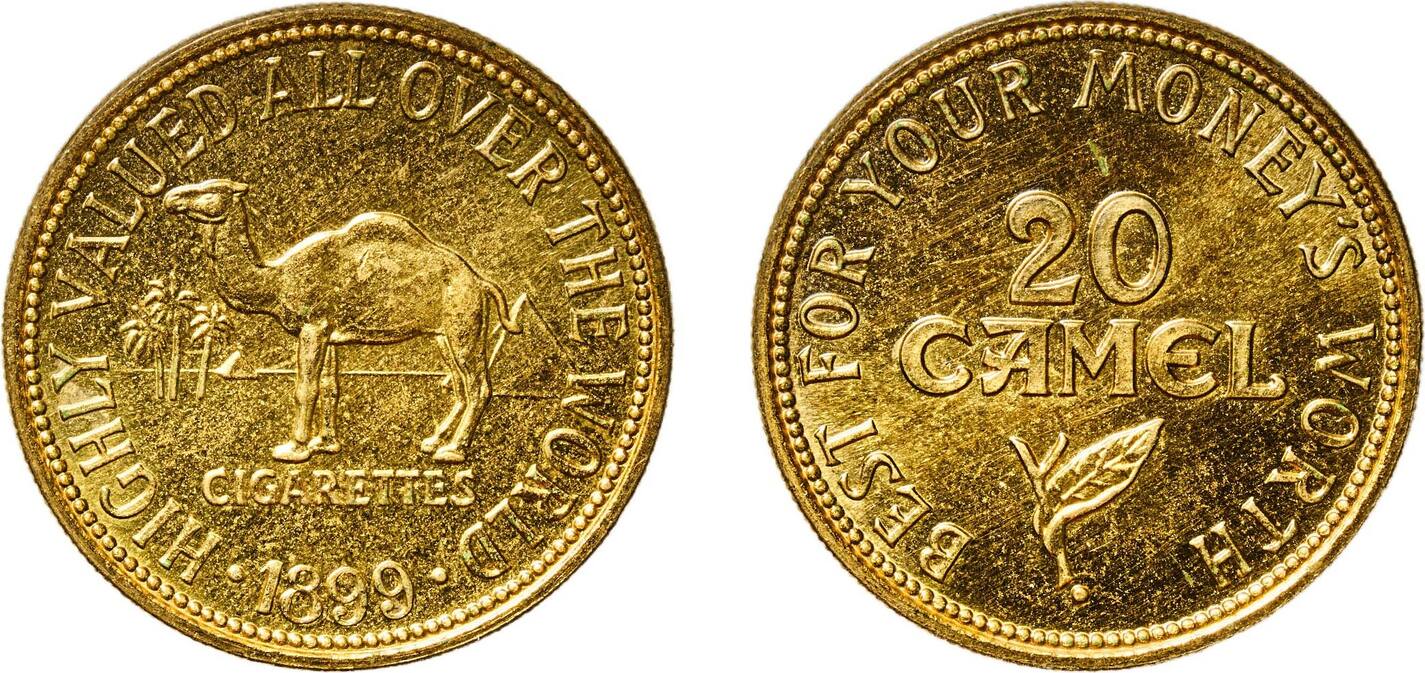 United States Federal republic ND Token - Camel cigarettes (20 Camel ...