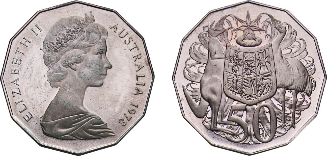 1978 Royal Australian Mint Australia 1978 50 Cents - Elizabeth II (2nd ...