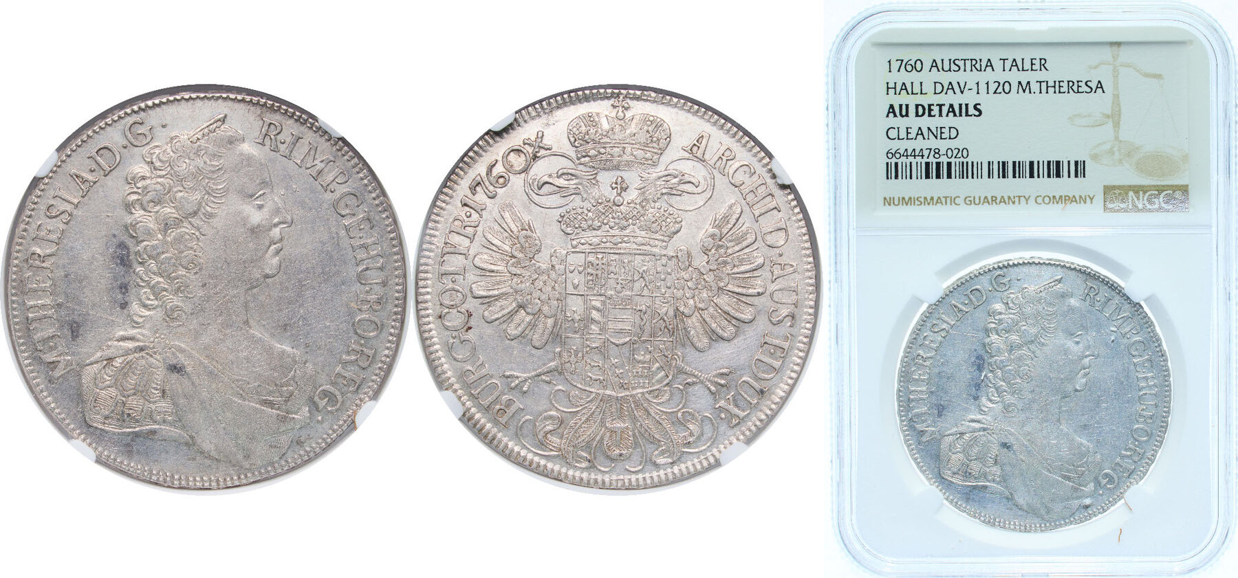 Austria Archduchy of Austria 1760 1 Thaler - Maria Theresia (Hall ...