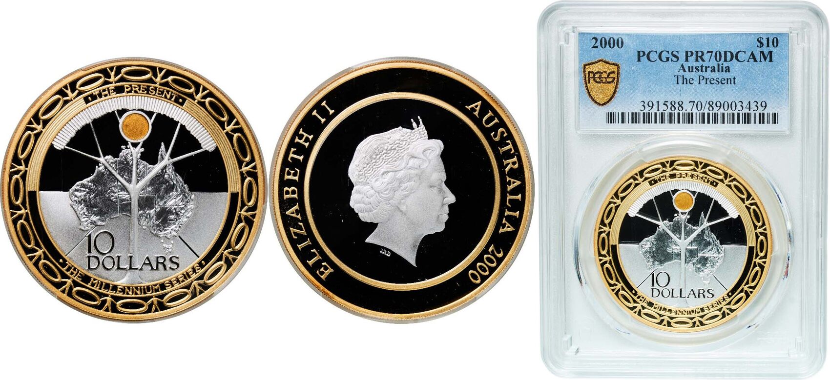 2000 Royal Australian Mint Australia Commonwealth 2000 10 Dollars ...