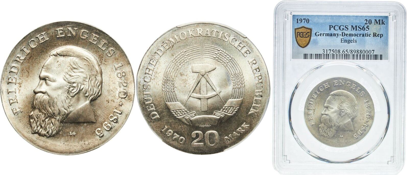 1970 A Berlin Mint Germany German Democratic Republic Democratic ...