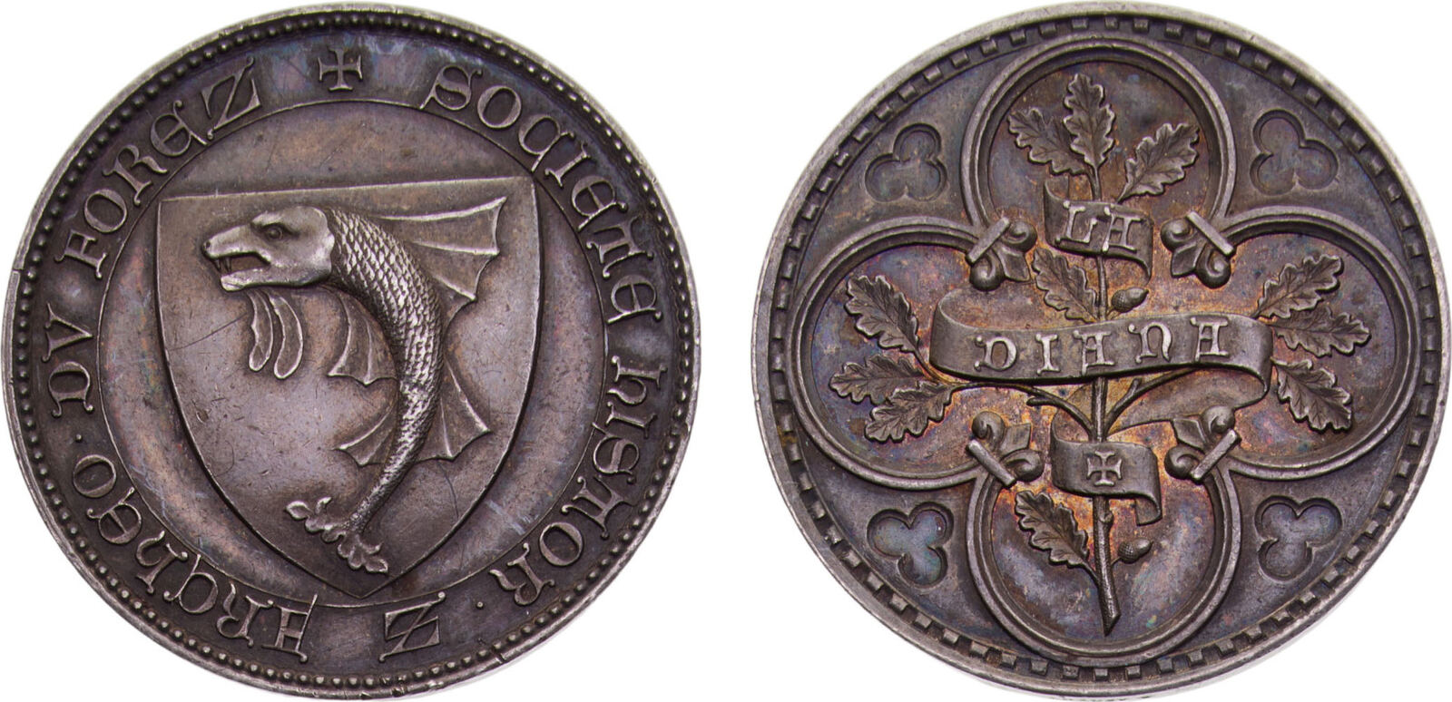 France Third Republic ND (1880) Jeton Société Historique et ...