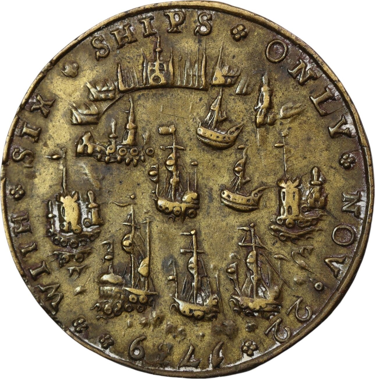 Great Britain Medallion 1739 Conquest of Portobello in Panama by ...