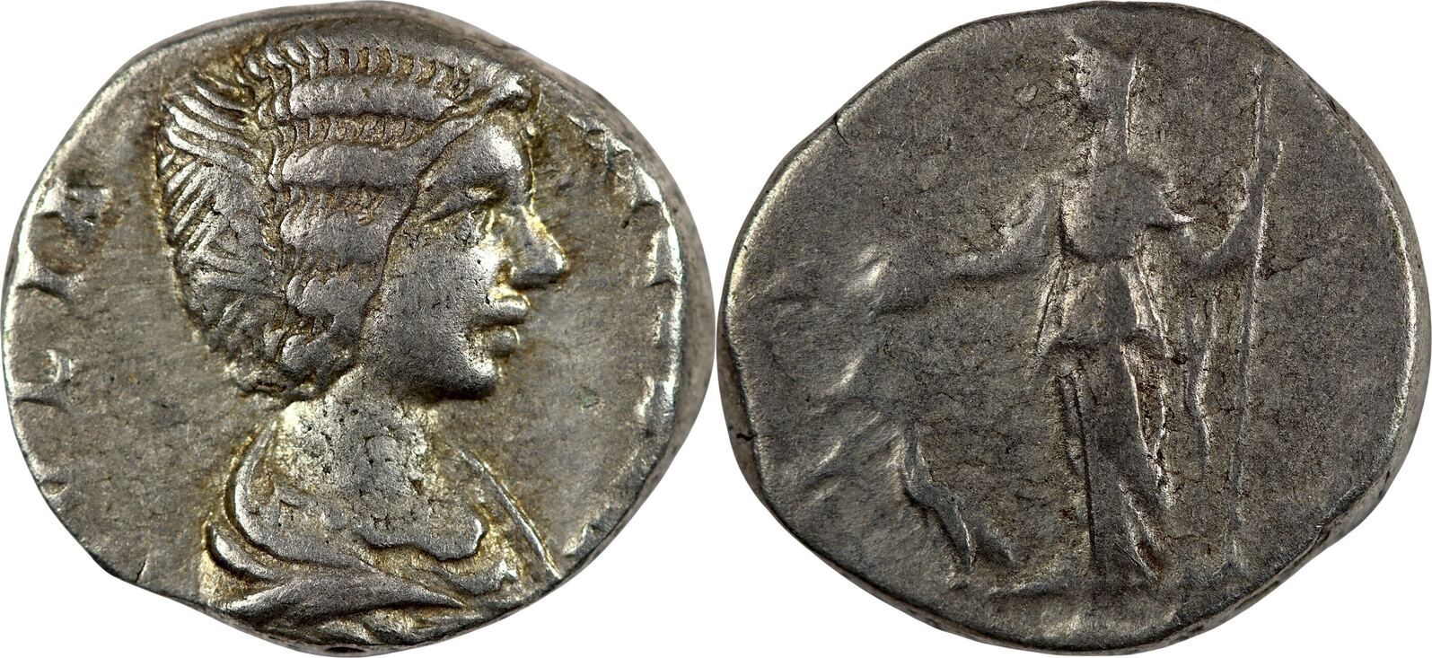 Italy Denarius AD 209 Julia Domna VF-VG | MA-Shops