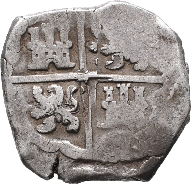 Spanien Cob 8 Reales R, Sevílla. Philip III. 1598-1621. Ship Treasure. Sehr schön | MA-Shops