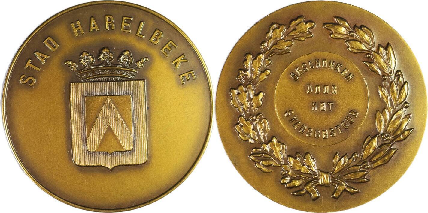 Belgium Historical medal N.D Stadt Harelbeke – Ehrenmedaille des ...