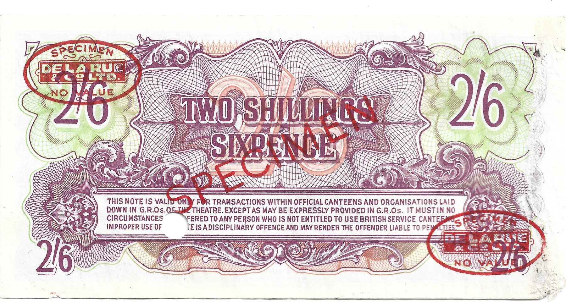 British Armed Forces 2/6 Shillings / Half Crown 1961 Operation Vista ...