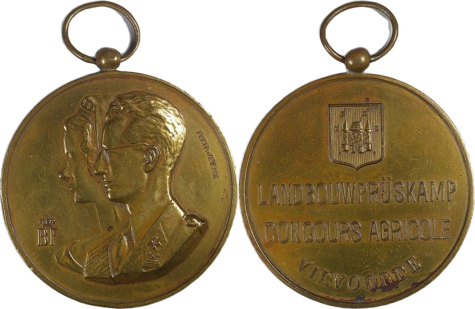 Belgium Historical medal Boudewijn & Fabiola - Landwirtschaftlicher ...