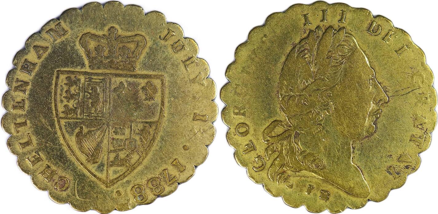 Great Britain / Gloucestershire Historical medal / Token 1788 King ...