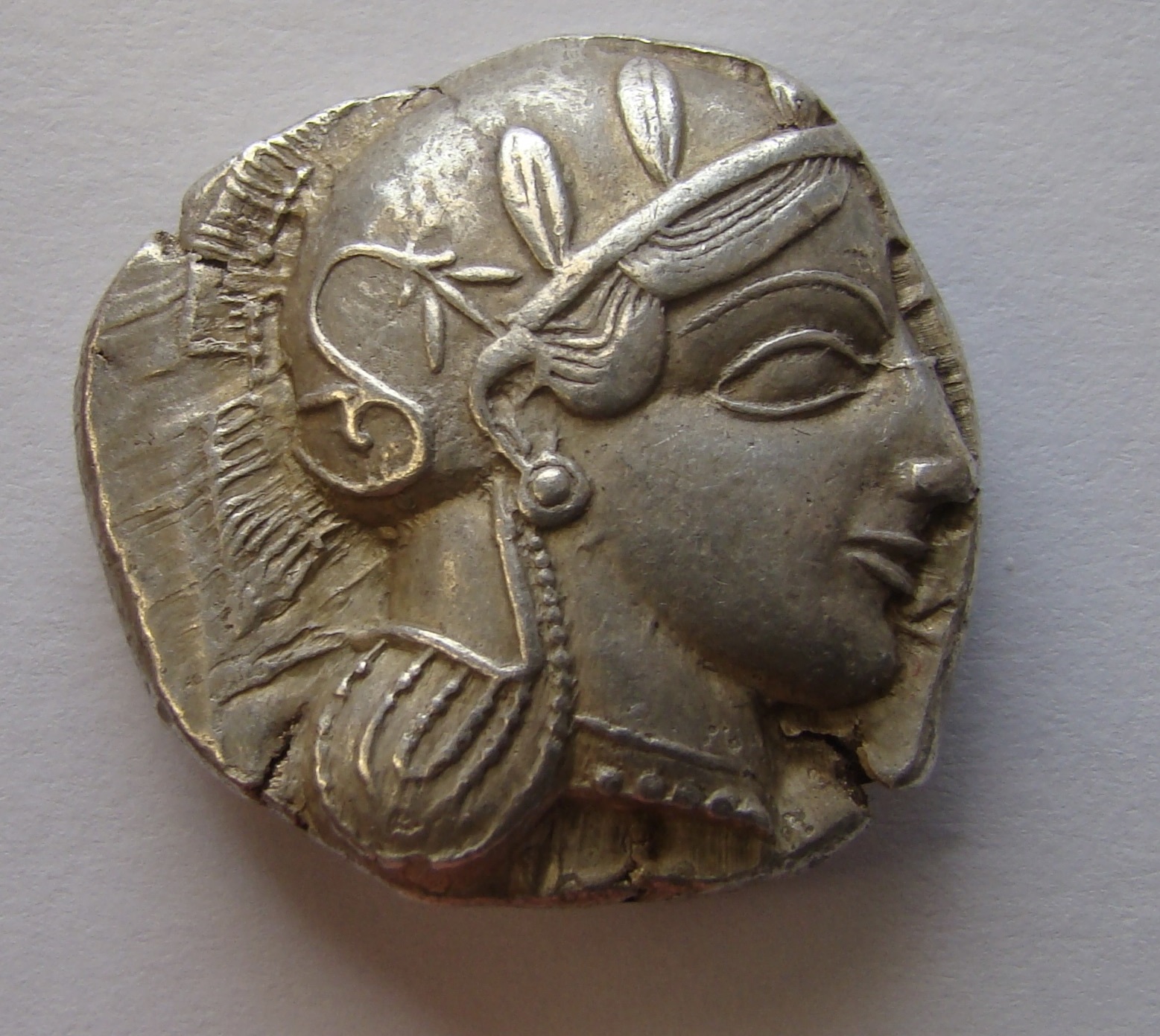 ATTICA Tetradrachm Athens, 430-420 BC, *almost full crest* XF | MA-Shops