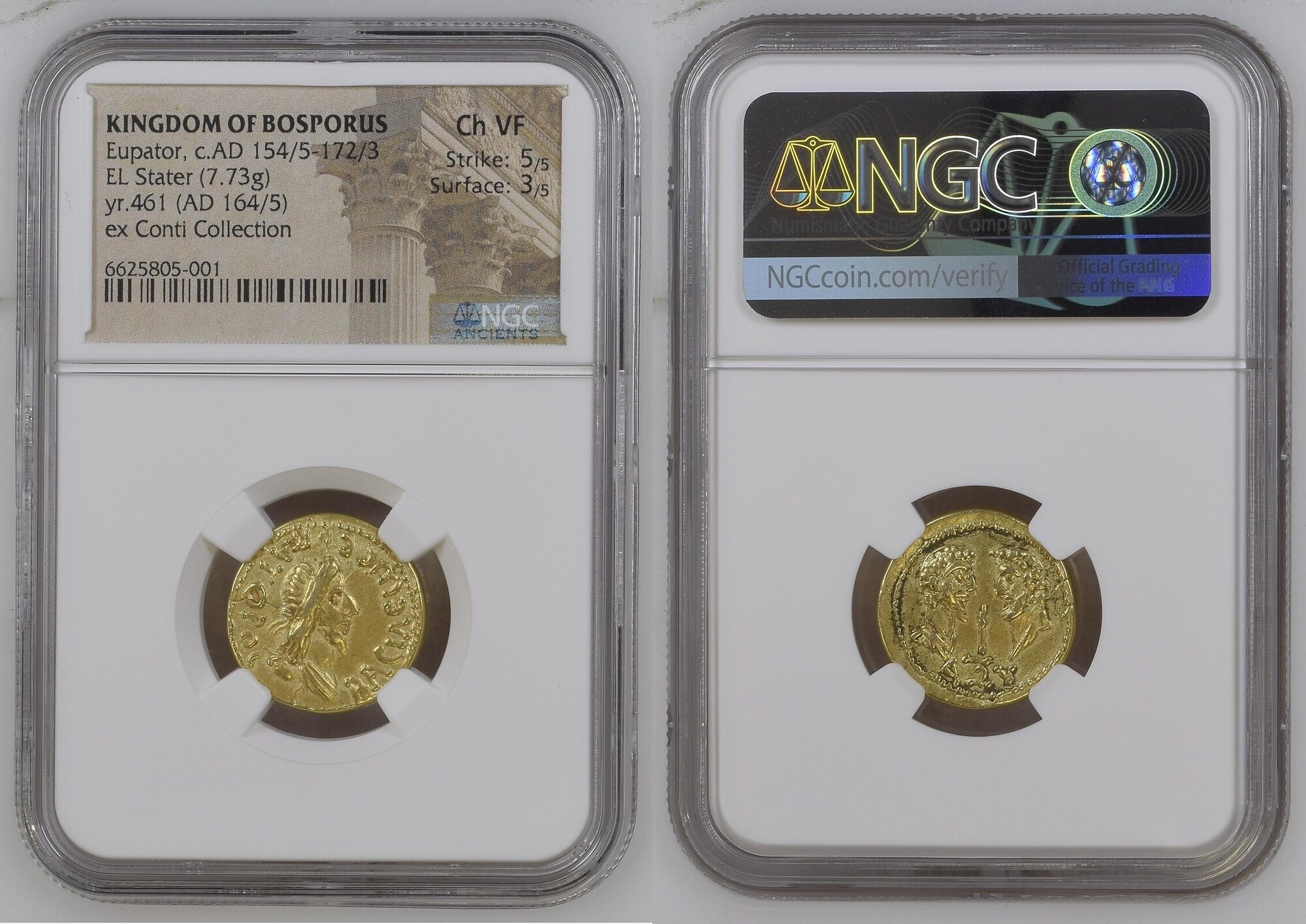 Eupator, c.AD 154/5-172/3 EL Stater Eupator c.AD 154/5-172/3 KINGDOM OF ...