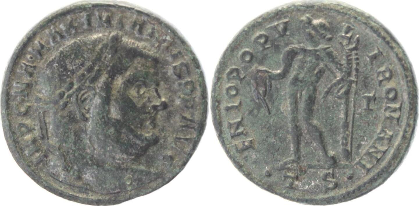 Rom Follis 286-305 n. Chr. Maximianus Caesar 285, Augustus 286-305, 307 ...