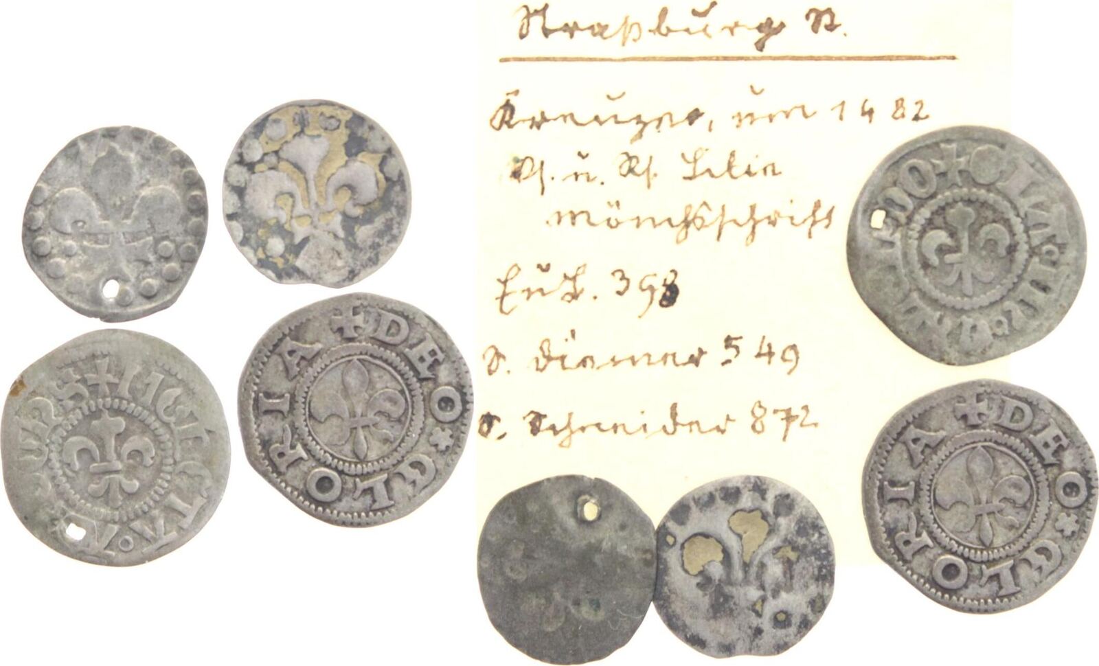 Straßburg-Stadt LOT: Kreuzer 2x gelocht, meist ss | MA-Shops