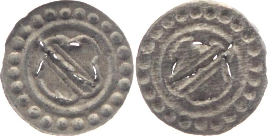 Straßburg-Stadt Einseitiger Pfennig kl. Schrötlingslöcher, ss + | MA-Shops