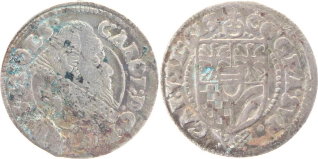 Schlesien-Münsterberg-Öls, Herzogtum Groschen 1613 Karl II. 1587-1617 ...