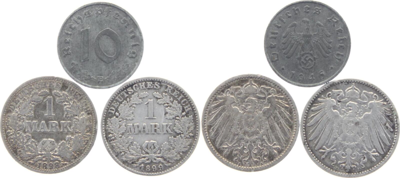 Deutsches Reich LOT: 1 Mark 1898 A | MA-Shops