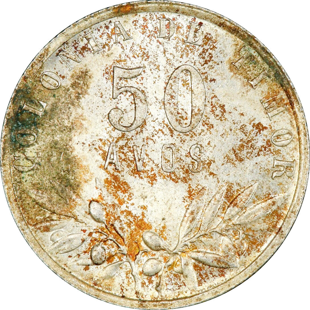 50 avos Portuguese Timor 1945, PCGS MS64, Pataca (1886 - 1957) | MA-Shops