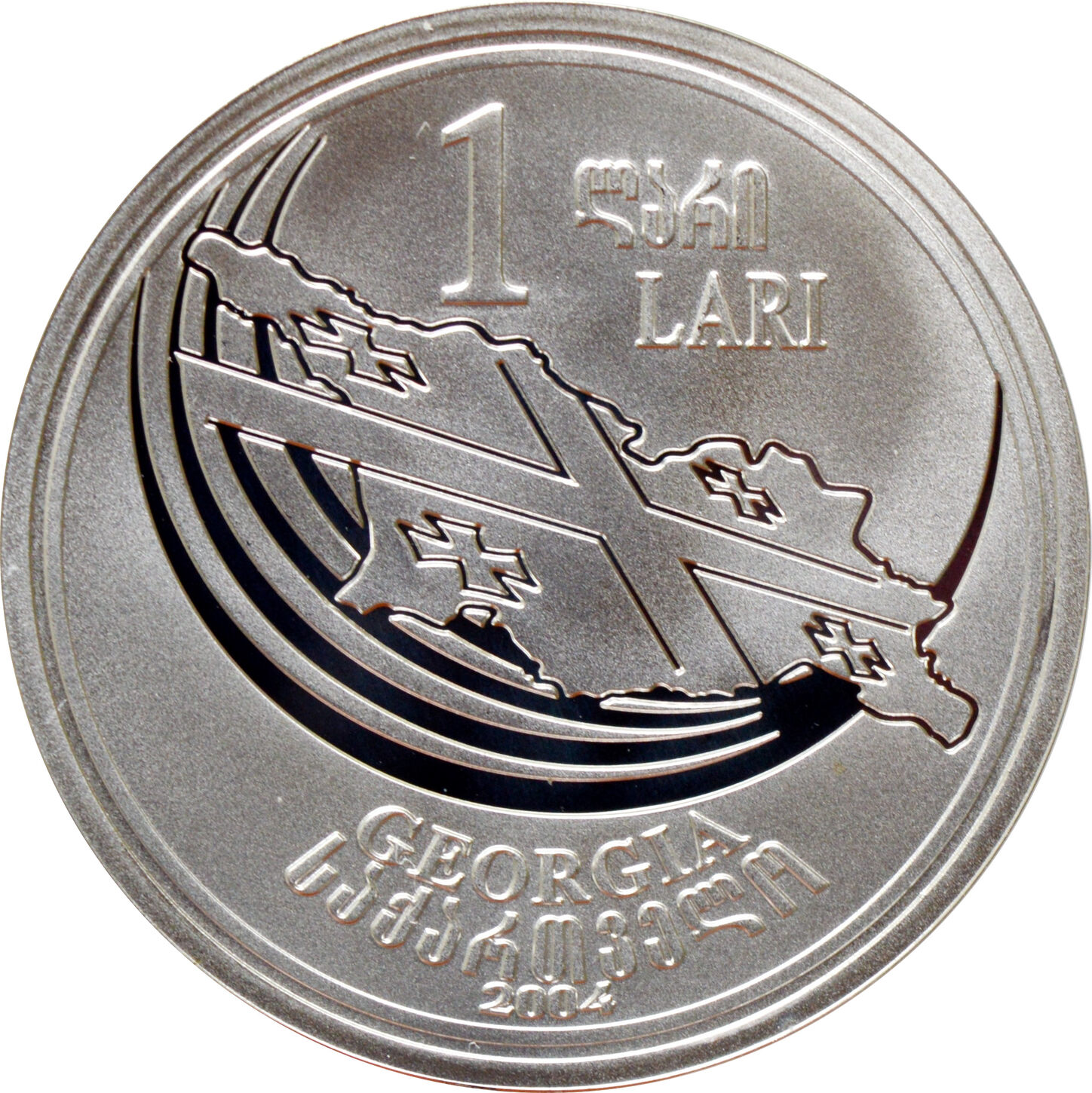 1 lari Georgia 2004, PROOF, 2006 World Football Cup Germany PP | MA-Shops