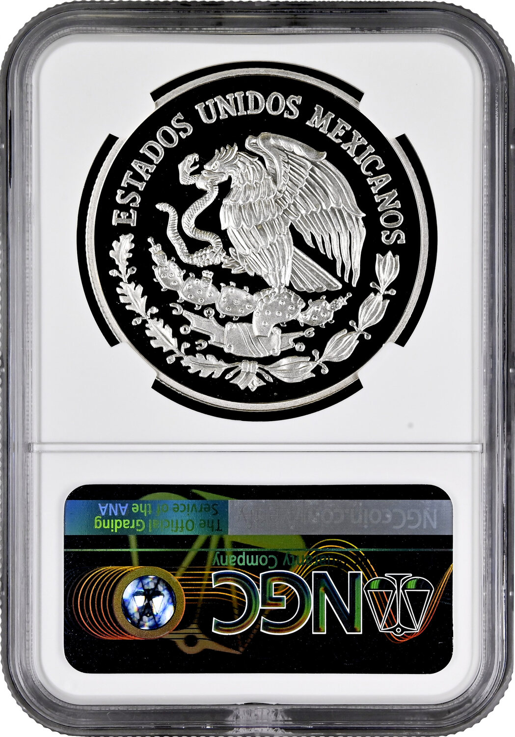 5 pesos 1998 Mexico Mo, NGC PF69 UC, World Wildlife Fund - Wolf | MA-Shops