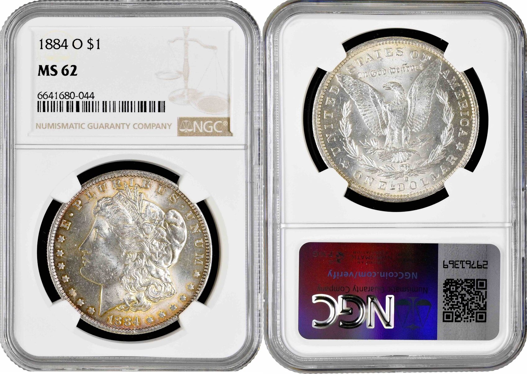 1 Dollar USA 1884 O, NGC MS62, Morgan Dollar silver coin | MA-Shops