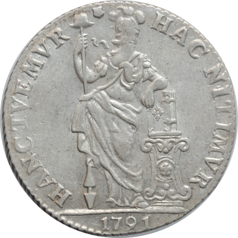 1 gulden Netherlands (Utrecht) 1791, UNC, Dutch Republic (1701 - 1794 ...
