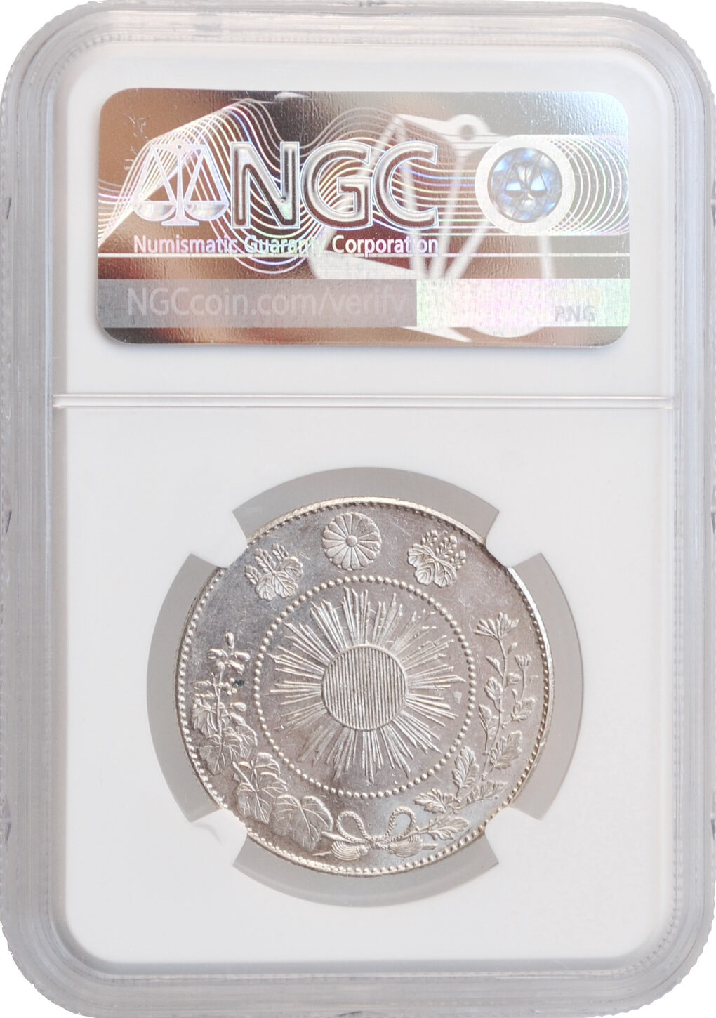 50 sen Japan 1871, NGC MS63, Mutsuhito (Meiji) (1868 - 1912) | MA-Shops