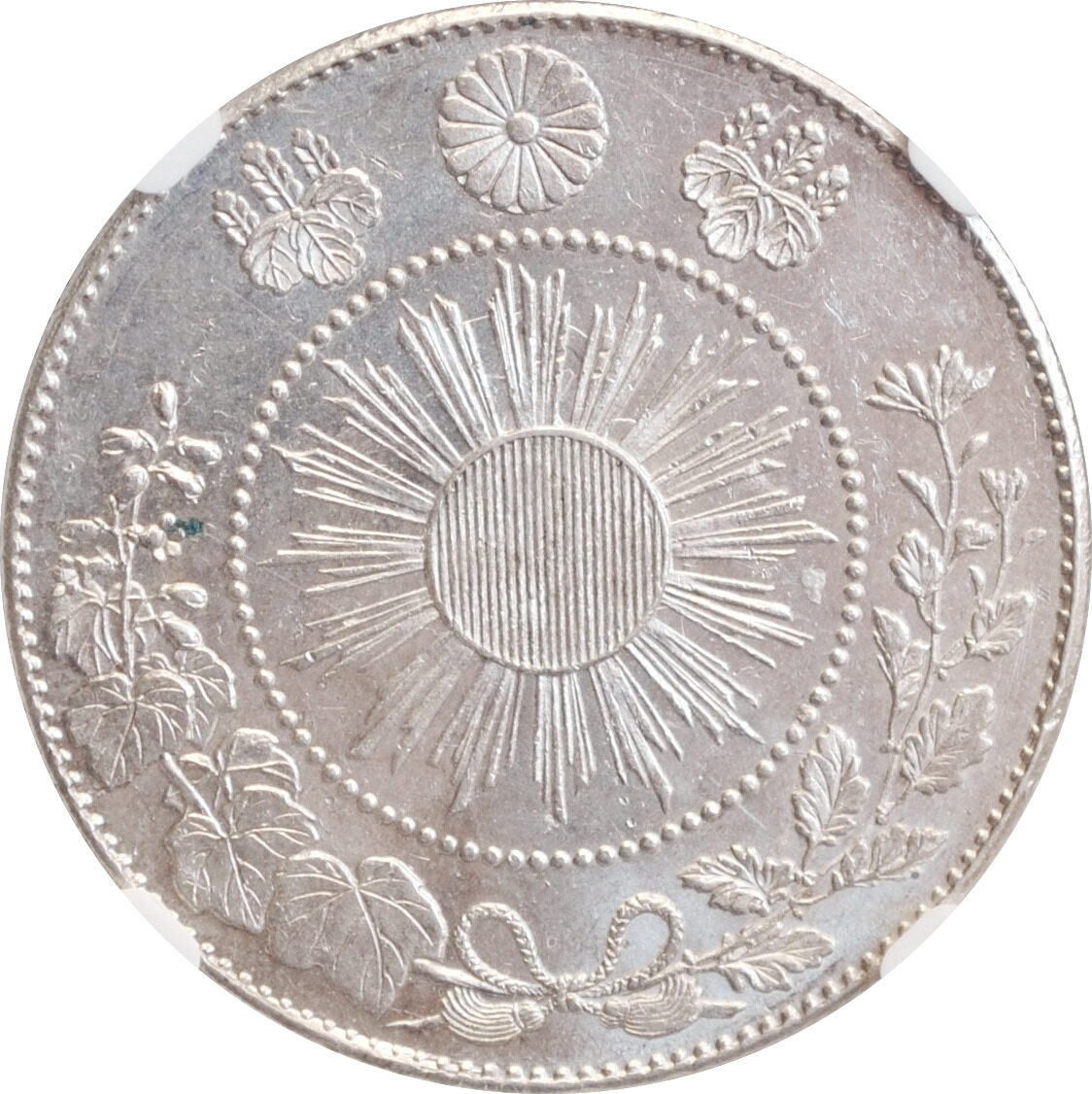 50 sen Japan 1871, NGC MS63, Mutsuhito (Meiji) (1868 - 1912) | MA-Shops