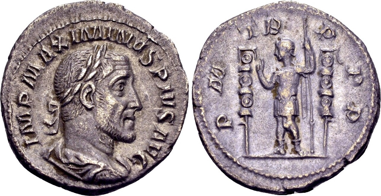 Roman Imperial denarius 235 AD. Maximinus I Fast vorzüglich | MA-Shops