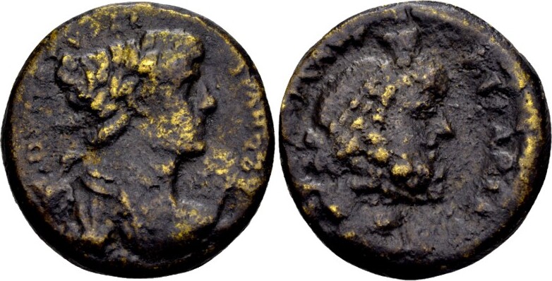 Judaea unit 218-222 AD. Caesarea Maritima Sehr schön | MA-Shops