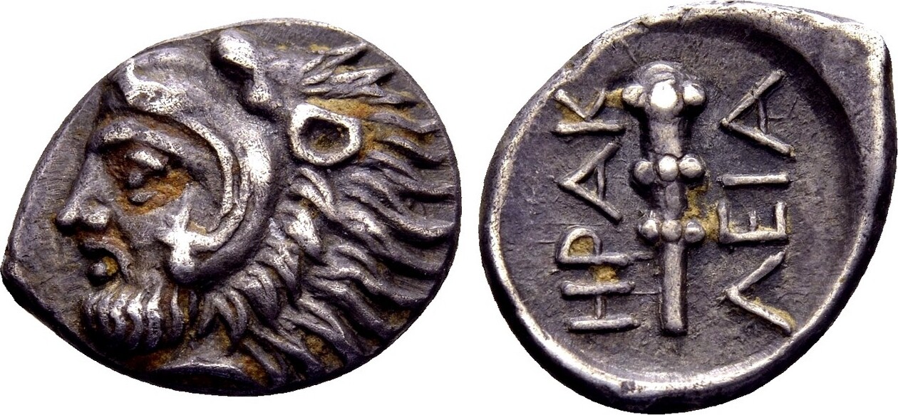 Ancient Greek trihemiobol Circa 394-352 BC. Bithynia, Herakleia Pontika Vorzüglich | MA-Shops