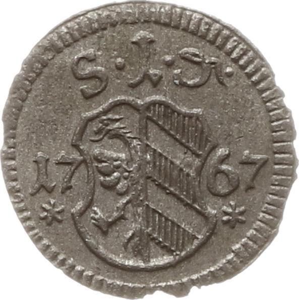 Nürnberg, Stadt Einseitiger Pfennig 1767 Vorzüglich mit feiner Patina ...