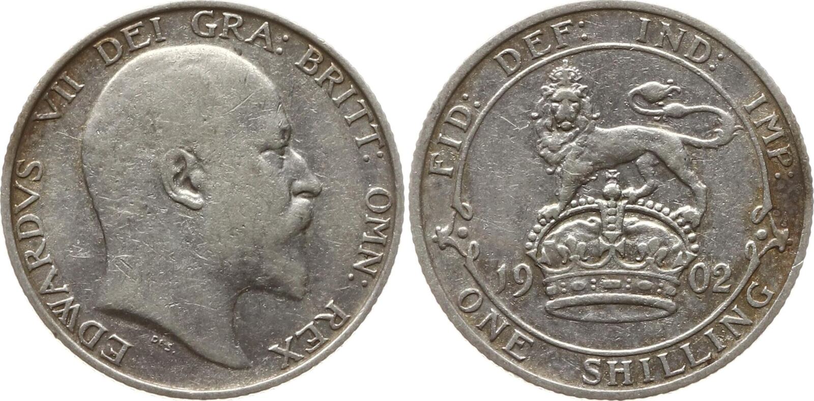 Großbritannien, Königreich 1 Shilling 1902 Edward VII., 1901 - 1910 ...
