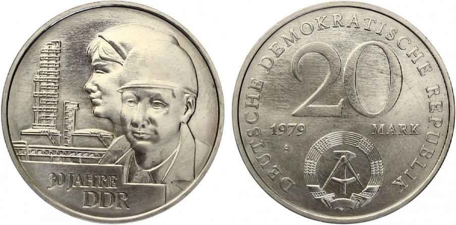 1979 20 Mark 30 Jahre DDR ST | MA-Shops