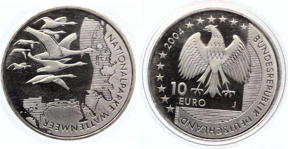 2004 10 Euro Nationalpark Wattenmeer Bankfrisch | MA-Shops
