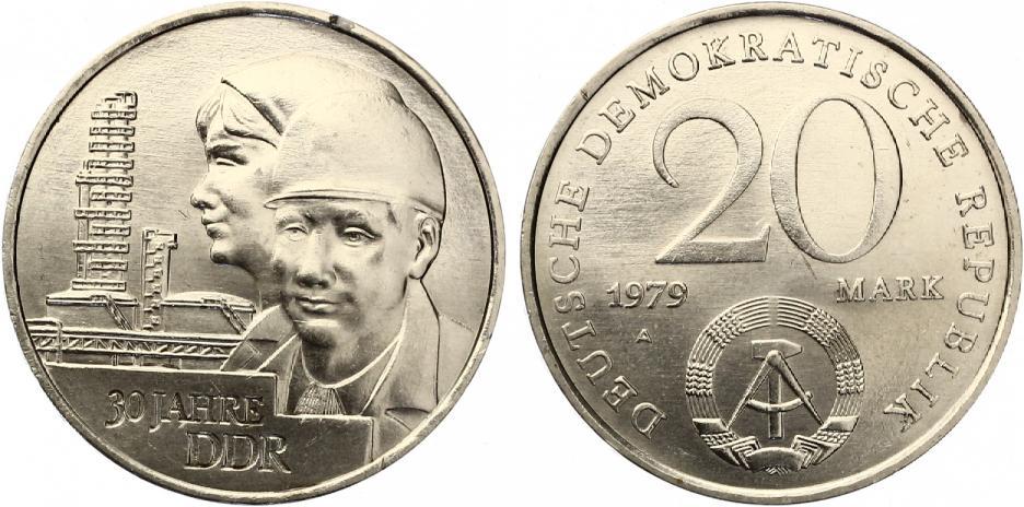 1979 20 Mark 30 Jahre DDR besser vz | MA-Shops