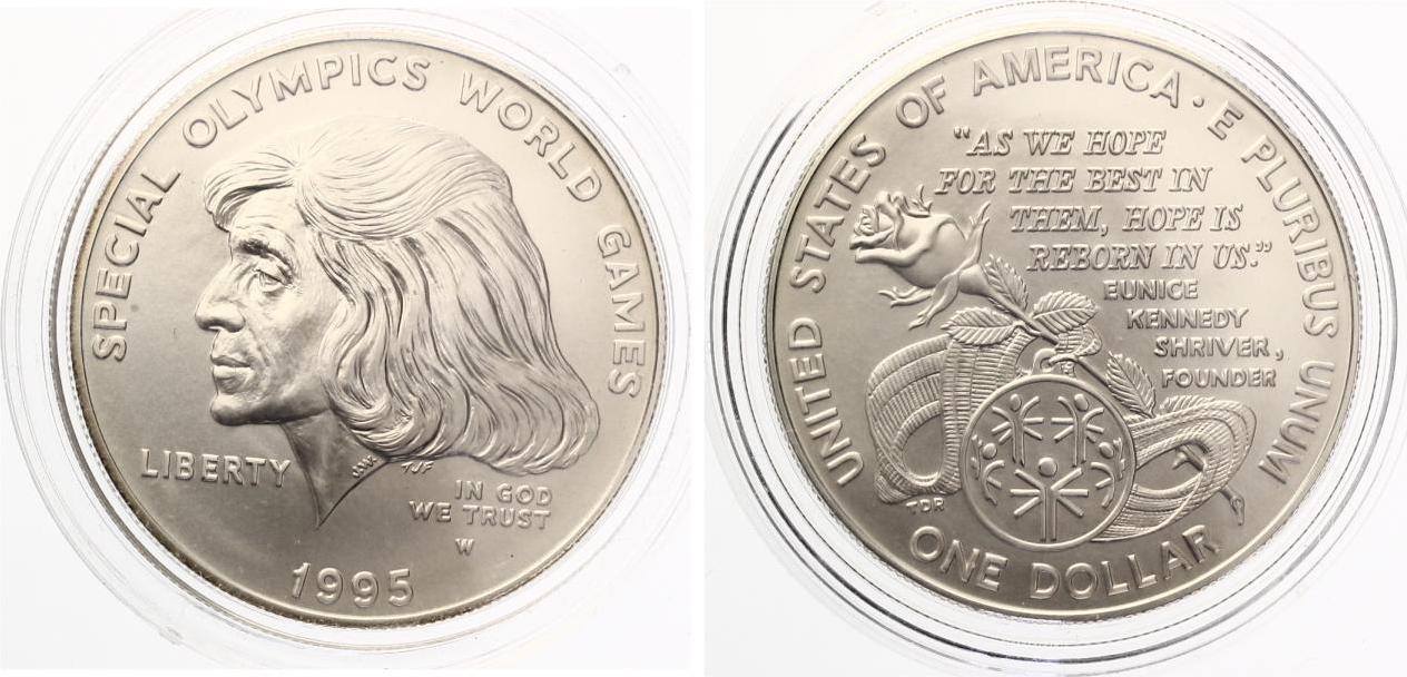 USA 1 Dollar 1995 Special Olympics World st | MA-Shops