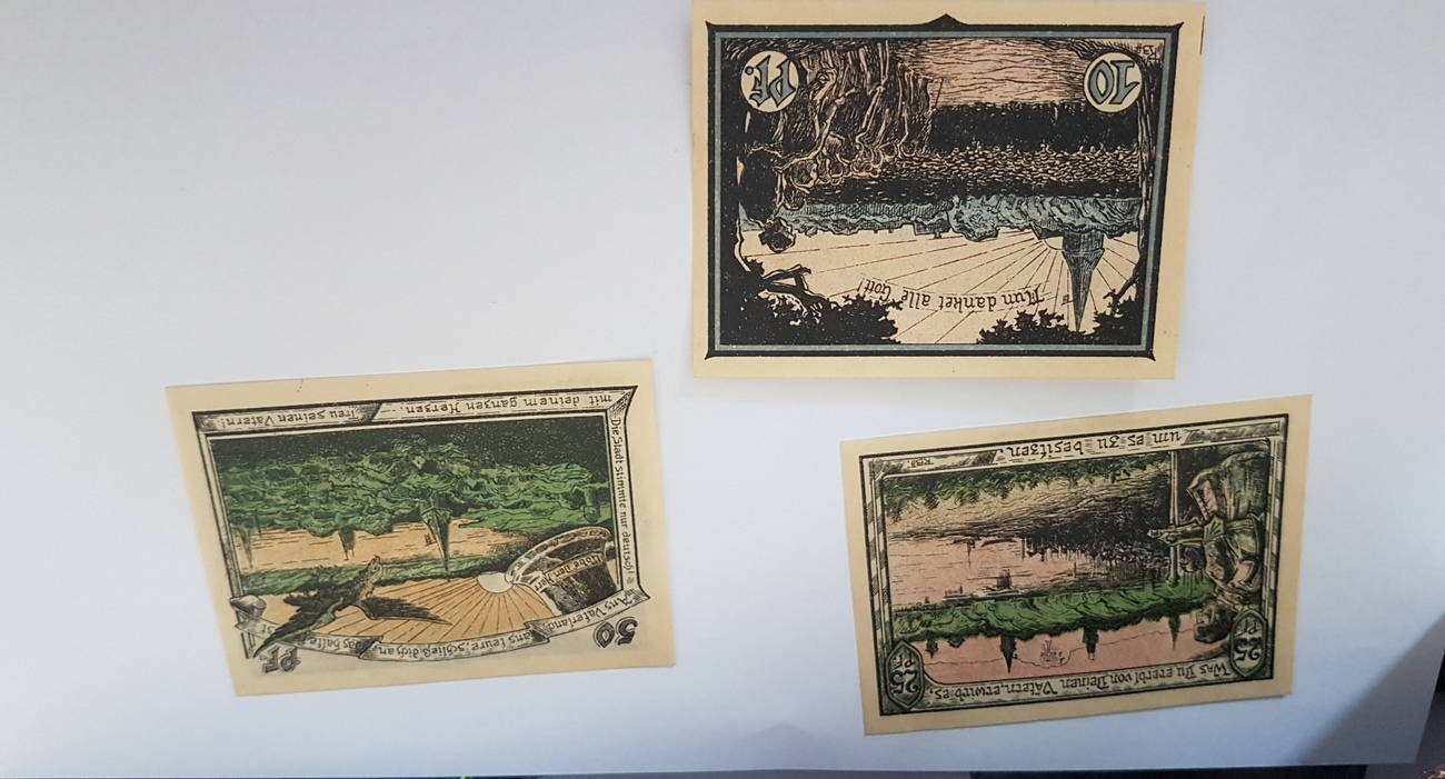 1921 Marggrabowa Polen Olecko 10 25 50 PFENNIG Mehl 868.1 | MA-Shops