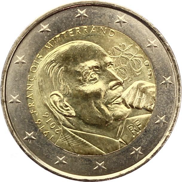 2016 2 Euro Gedenkmünze Frankreich 2016 -100.Geburtstag Francois ...