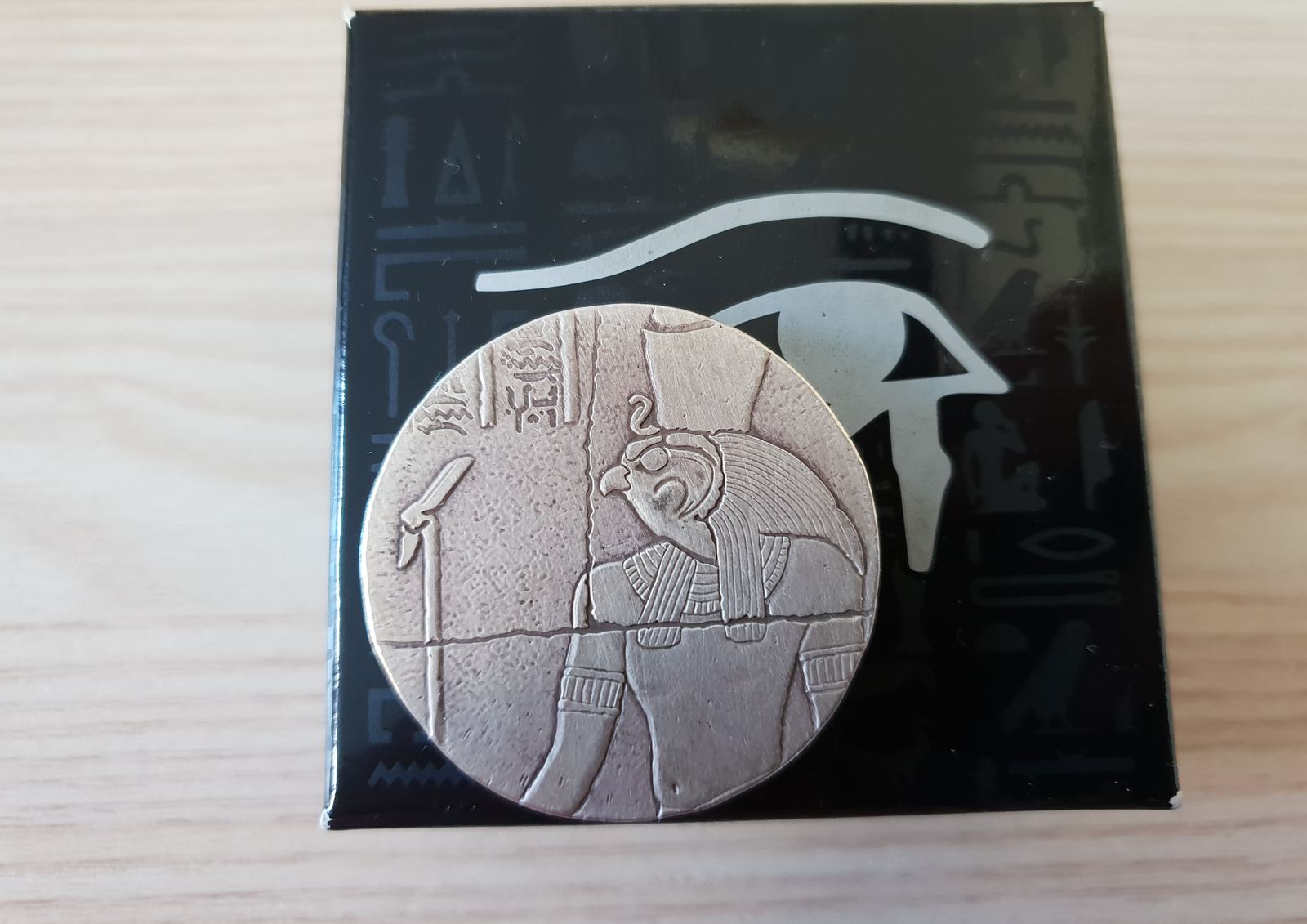 1000 Francs Tschad 2 oz Silber 999 Egyptian Relic Series 2016 - Horus ...