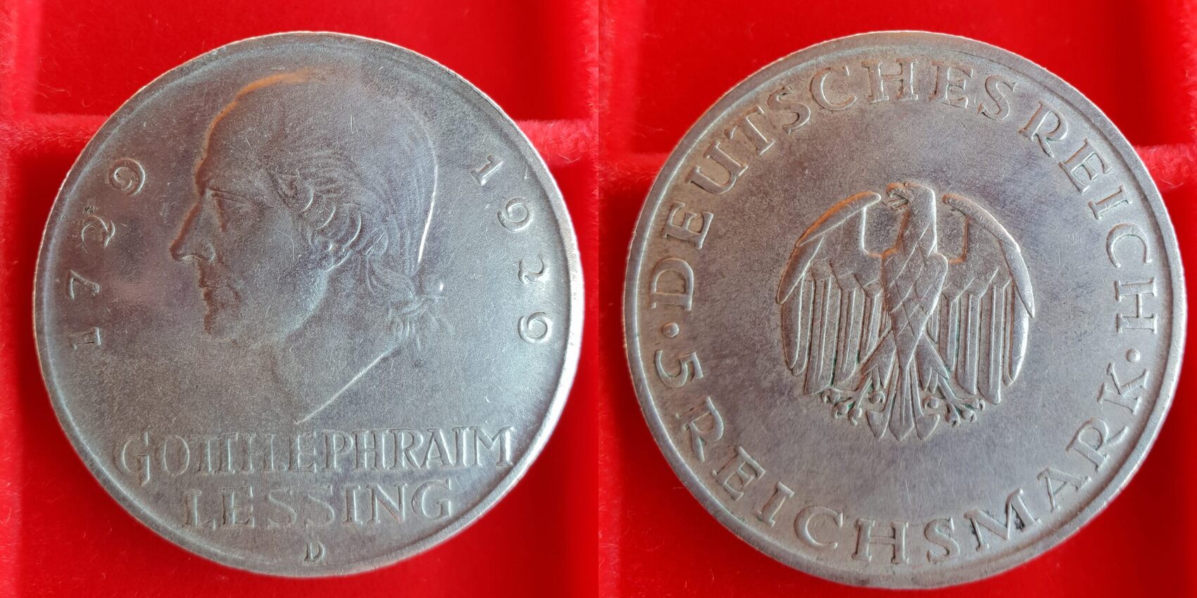 1929 D 5 Mark Lessing vz | MA-Shops