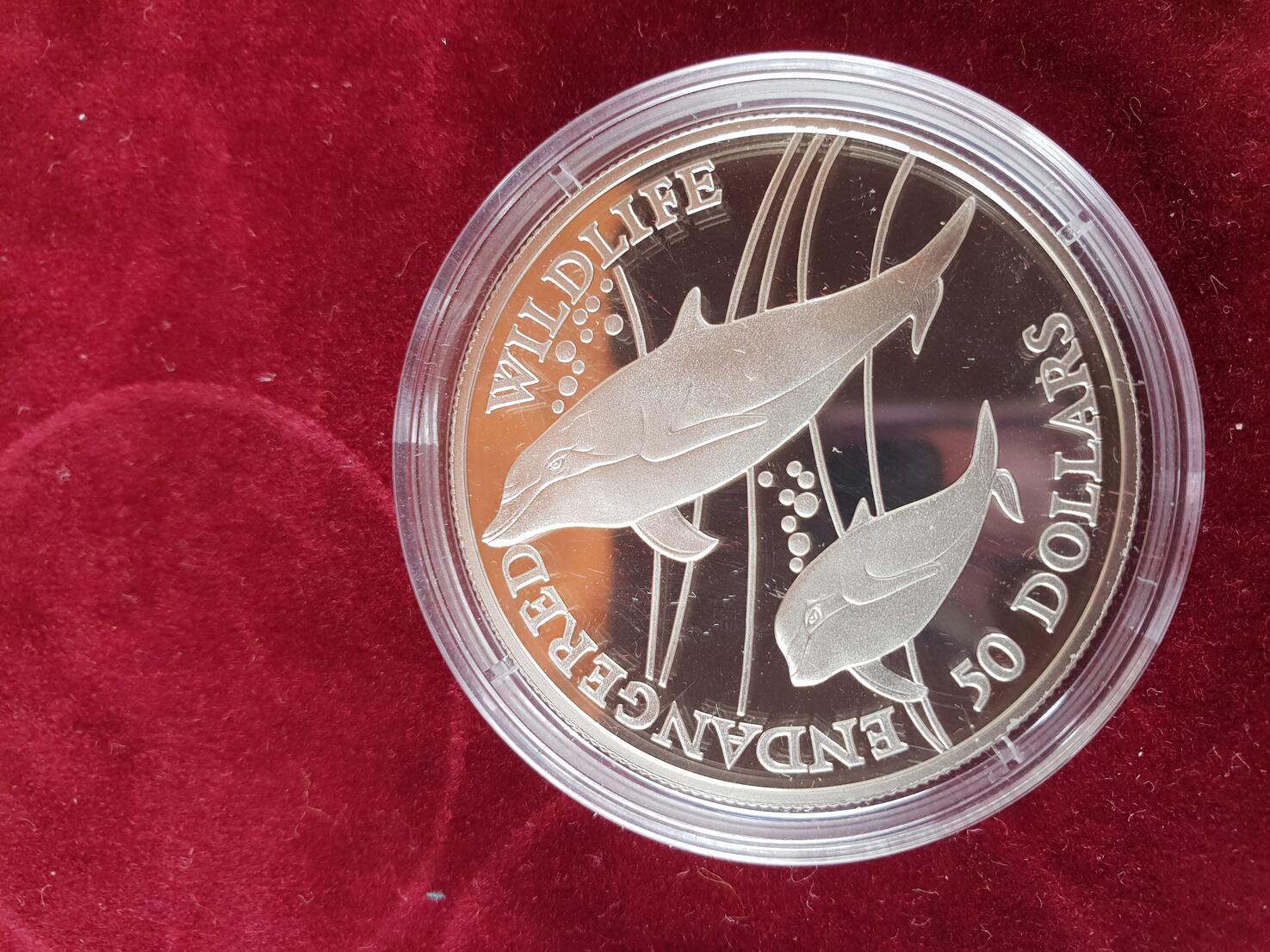 Cook Islands 1991 50 Dollars Delphin pp | MA-Shops