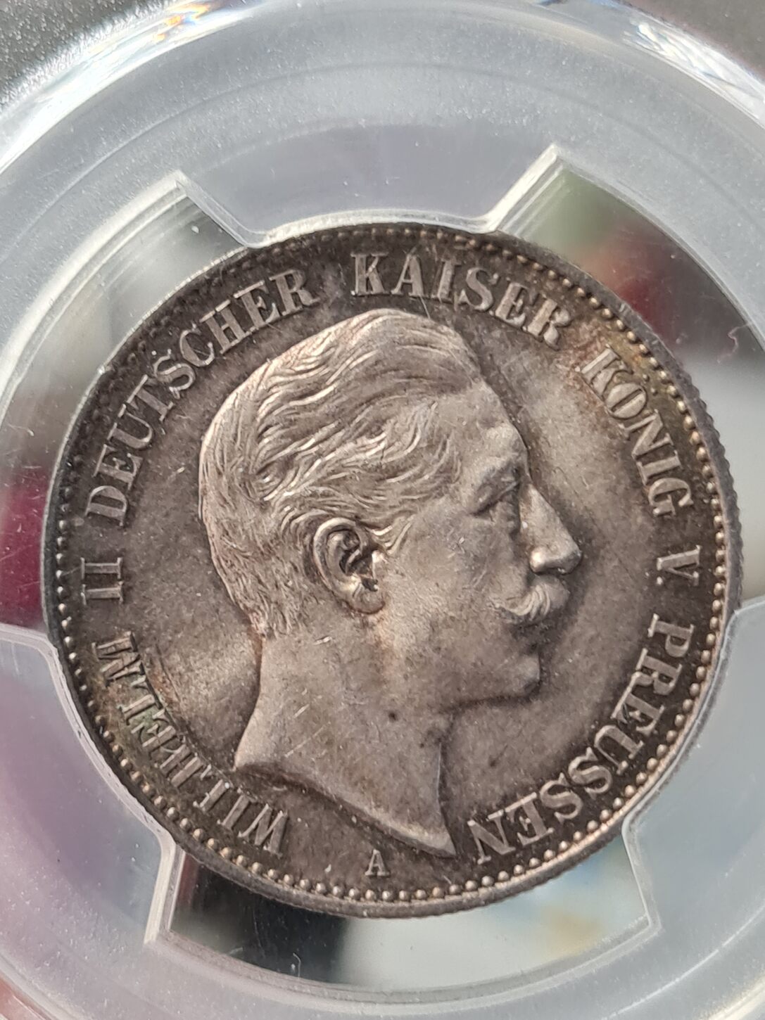 Prussia 1896-A 2 Mark Preussen PCGS MS64+ | MA-Shops