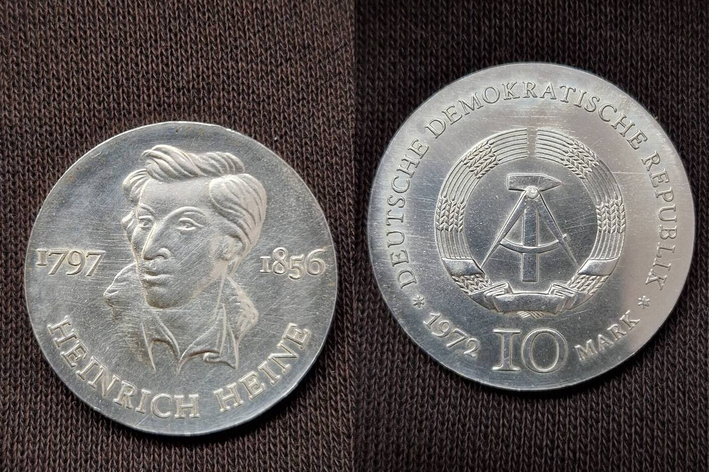 1972 10 Mark Heine bankfrisch | MA-Shops